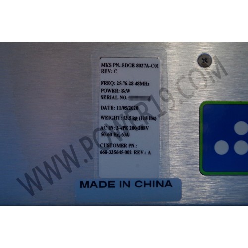 MKS EDGE 8027A