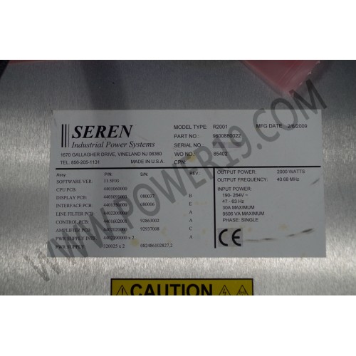 SEREN R2001
