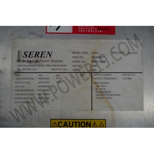 SEREN R3001